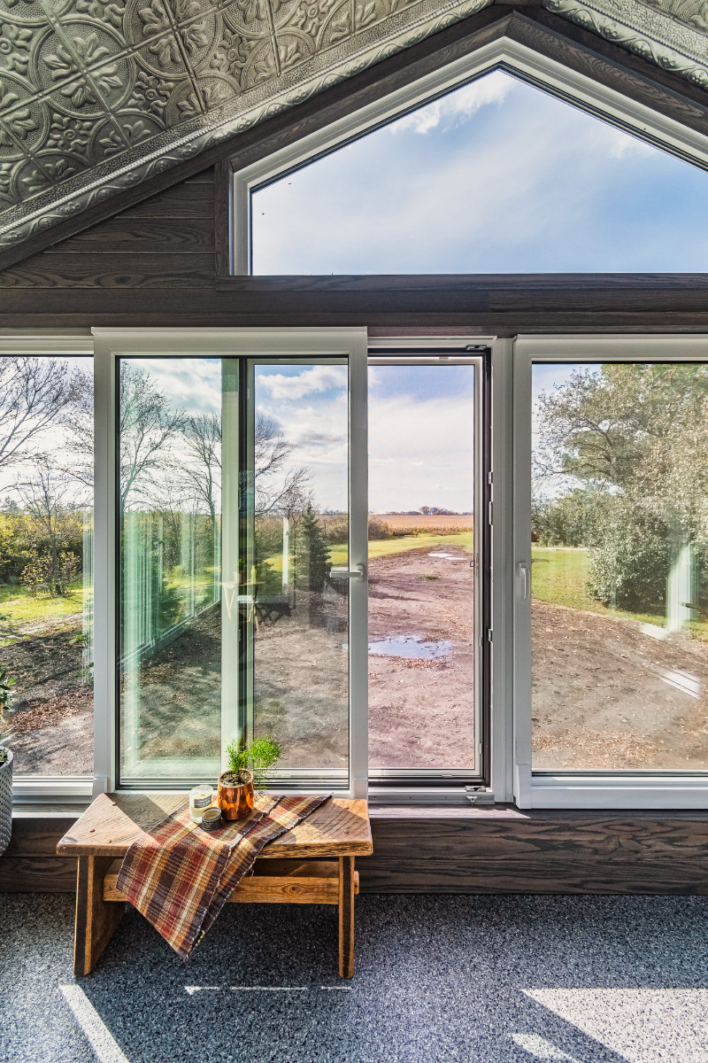 Parallel Slide Doors — Access Window and Door